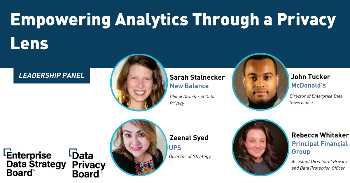 Empowering Analytics Through a Privacy Lens