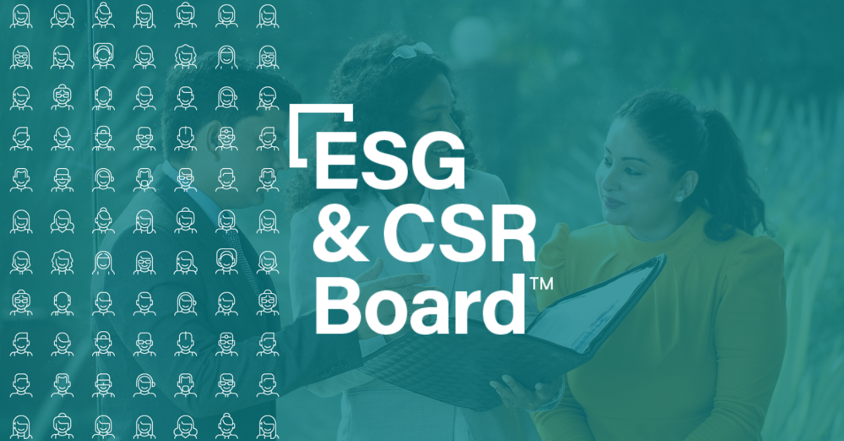 ESG & CSR Board: Get unbiased peer insights