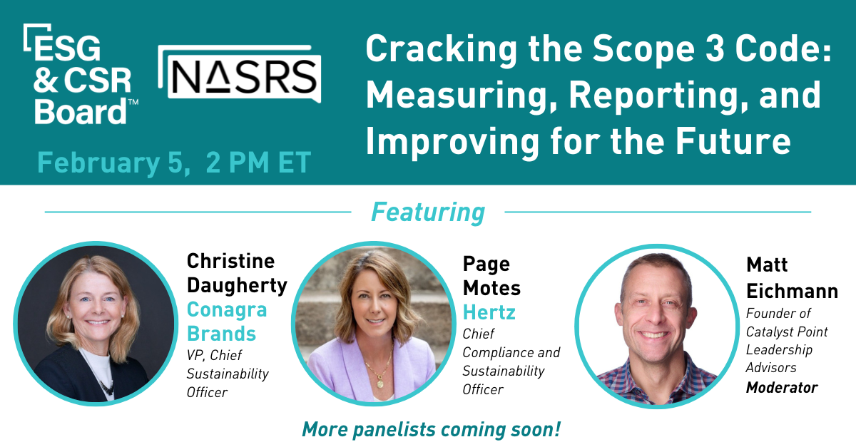 Cracking the Scope 3 Code: Measuring, Reporting, and Improving for the ...