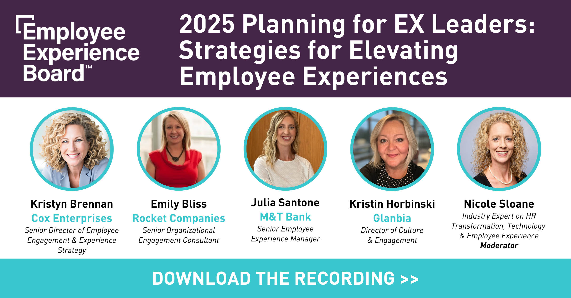 2025 Planning For Ex Leaders Improving Employee Experiences Across