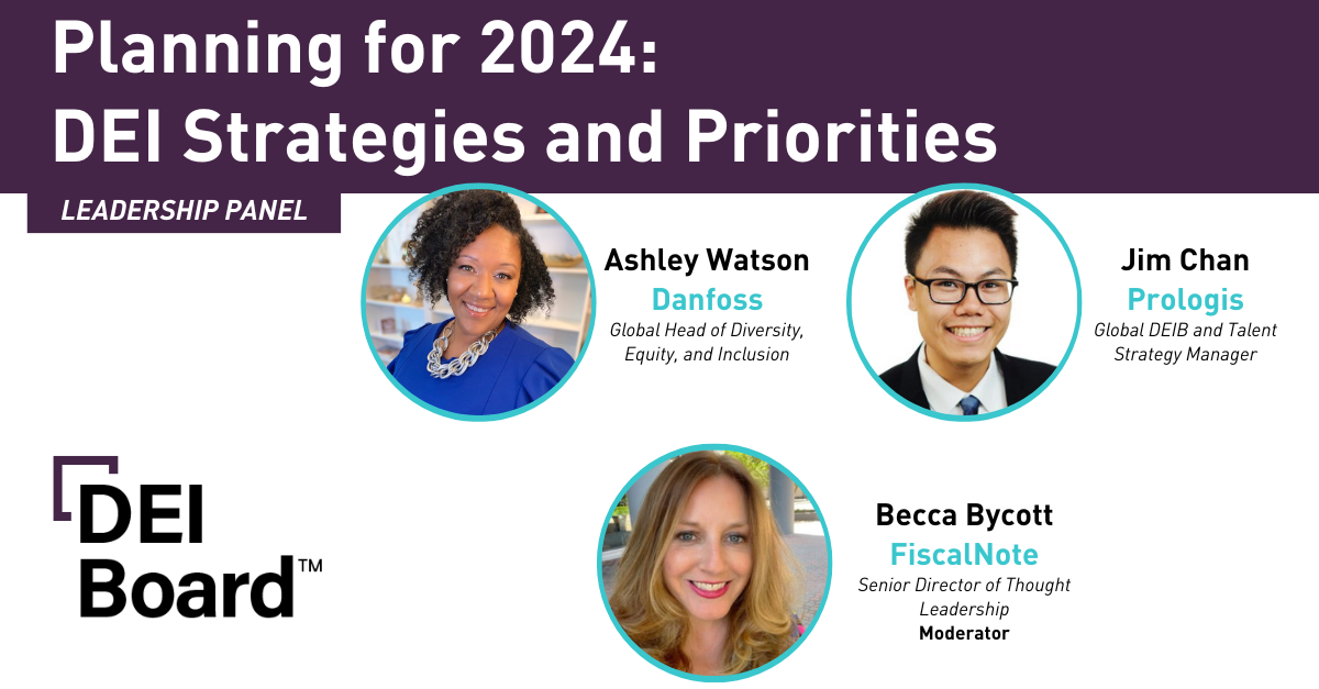 DEI Leadership Panel Discussion on Planning for 2024: DEI Strategies ...