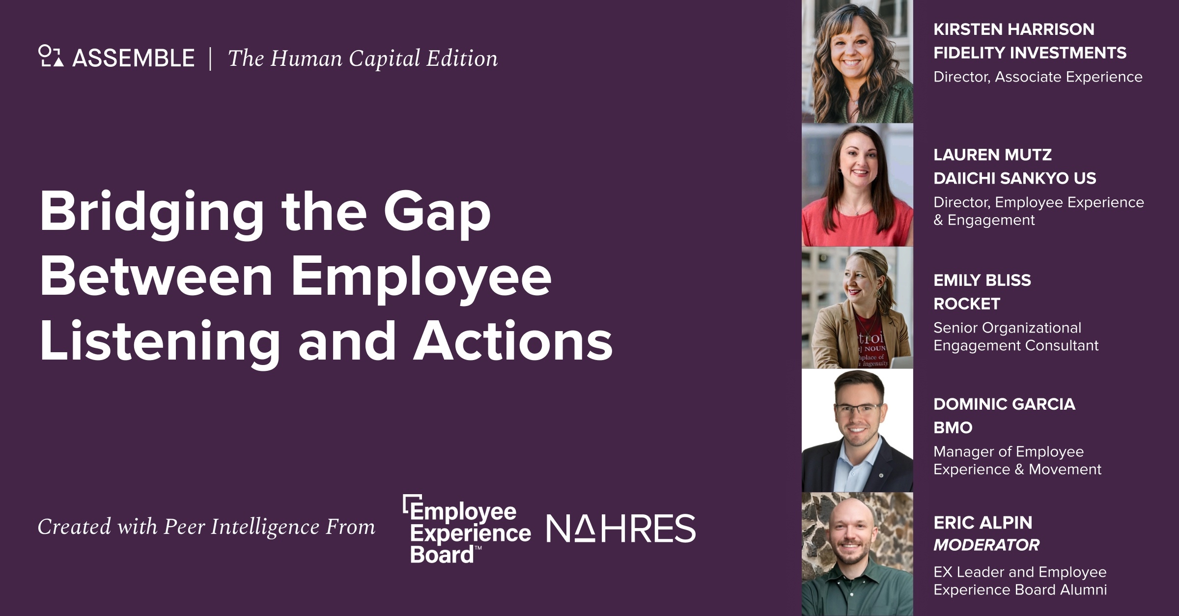 Panel on Bridging the Gap Between Employee Listening and Actions